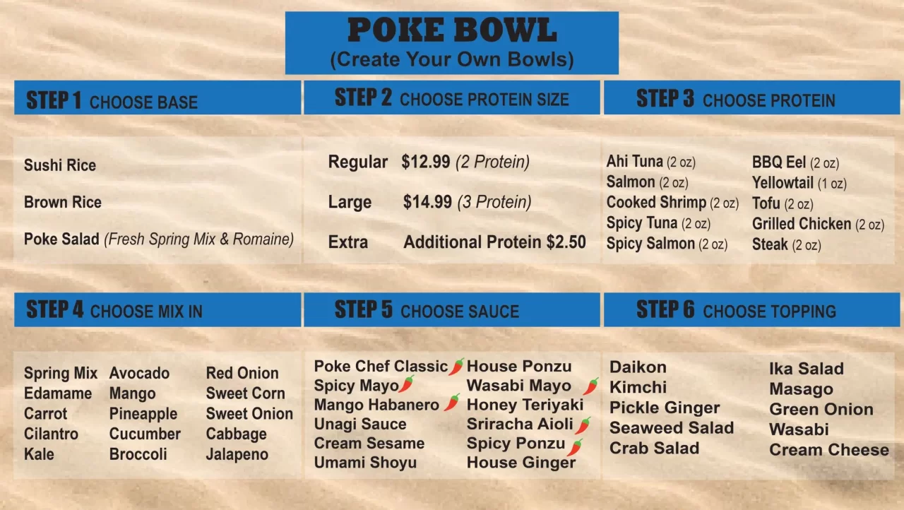 Poke Chef - Poke Bowl｜Online Order｜Spring｜TX